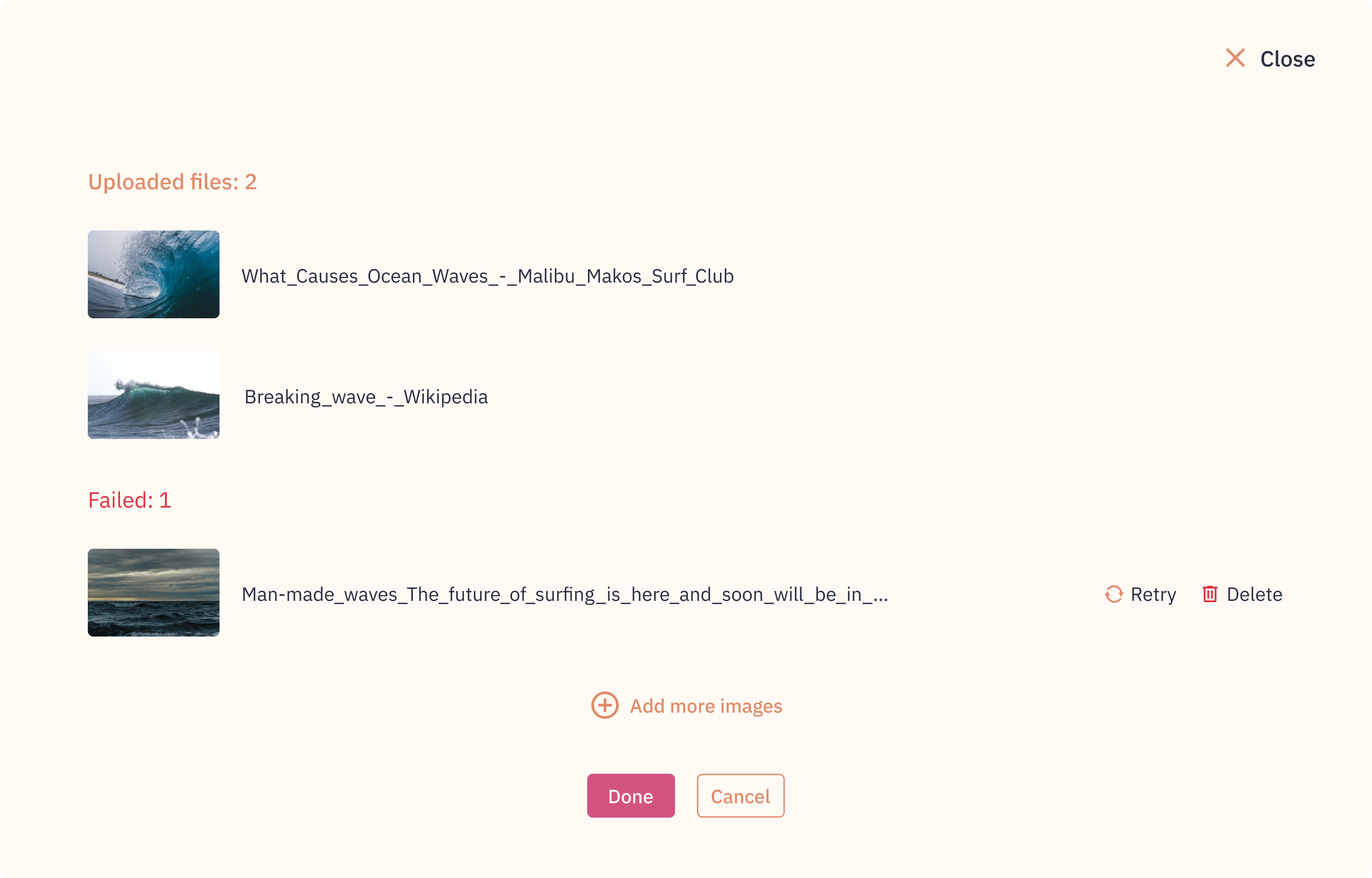 File Upload Task Flow UI by Kennedy Nyaga Githinji on Dribbble