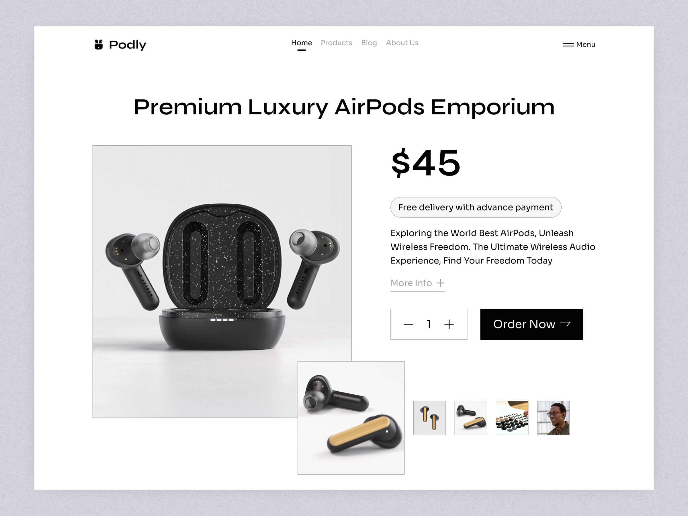 Product Order Page Design E-commerce by Wily UI/UX for Wily Agency on ...