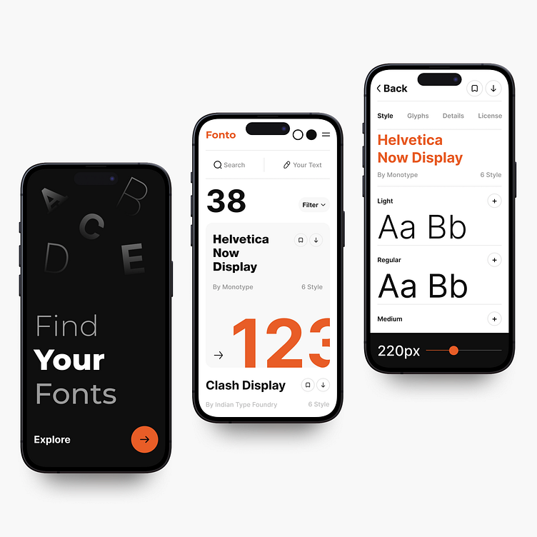 Font App UI Animation by redha nacerbey on Dribbble