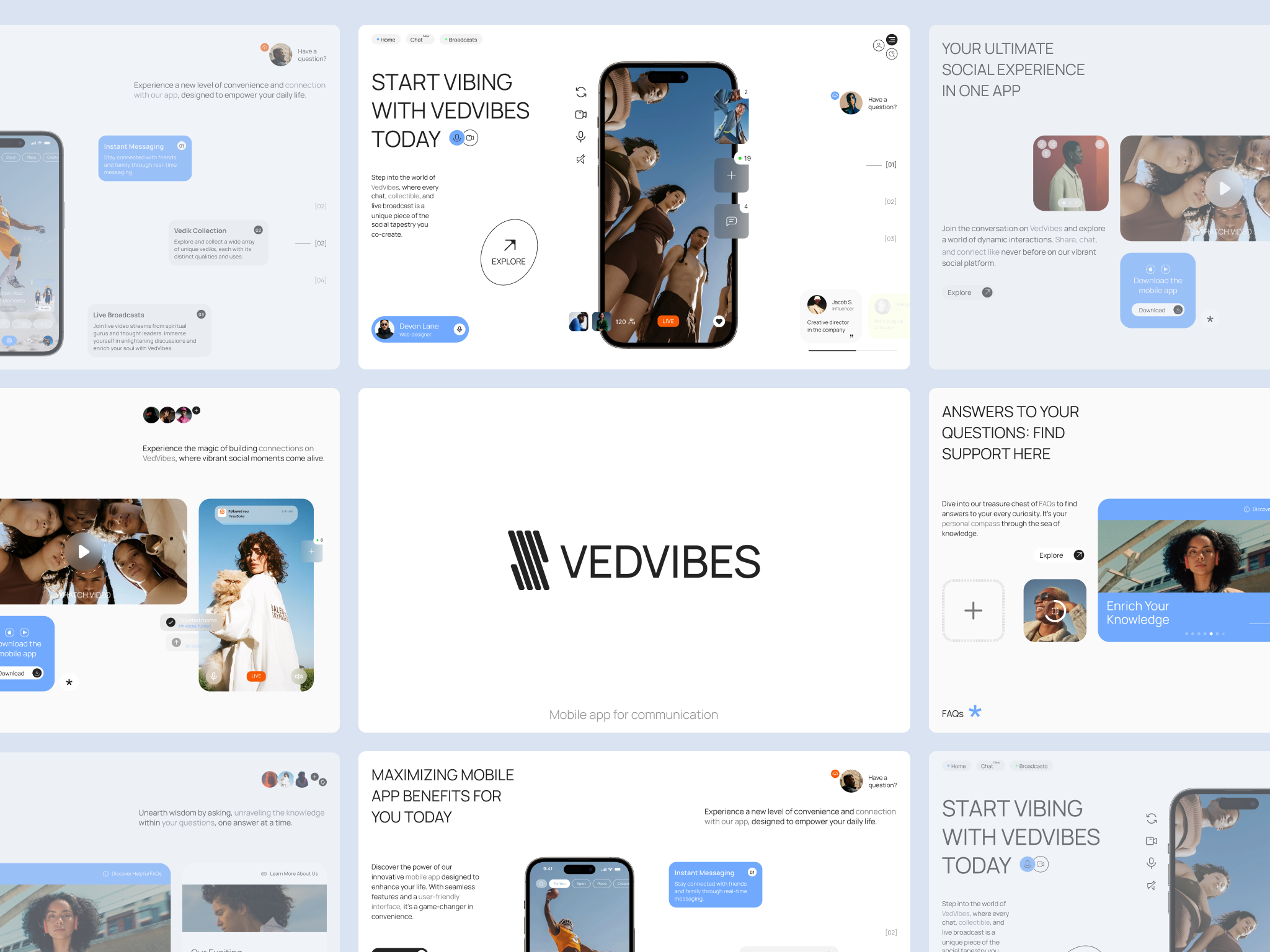 Social Networking Platform by Awsmd on Dribbble