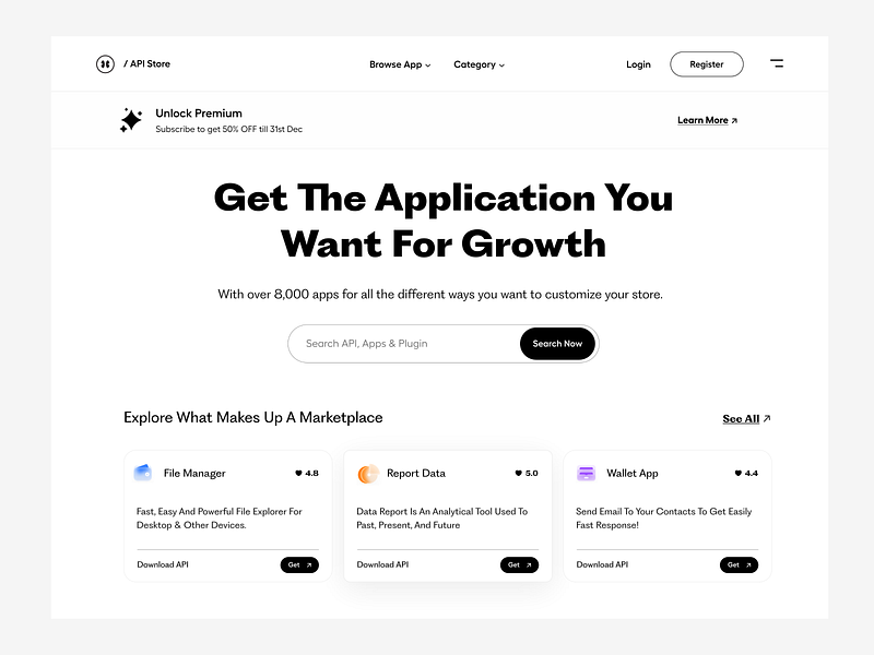 Landing UI by DStudio® on Dribbble