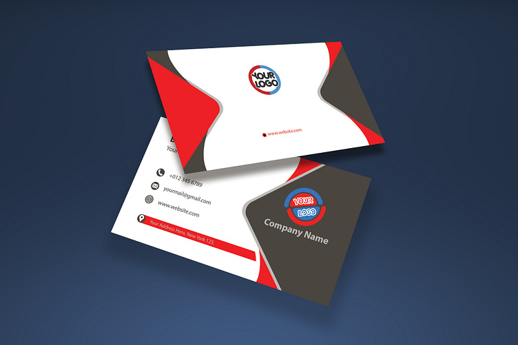 business card design for client by AR Jihad on Dribbble