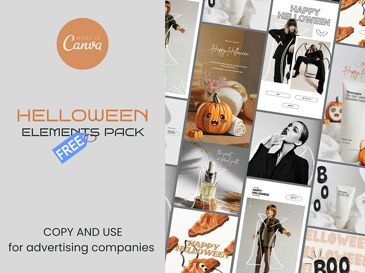 HELLOWEEN Canva elements PACK by Darina Dardesign on Dribbble