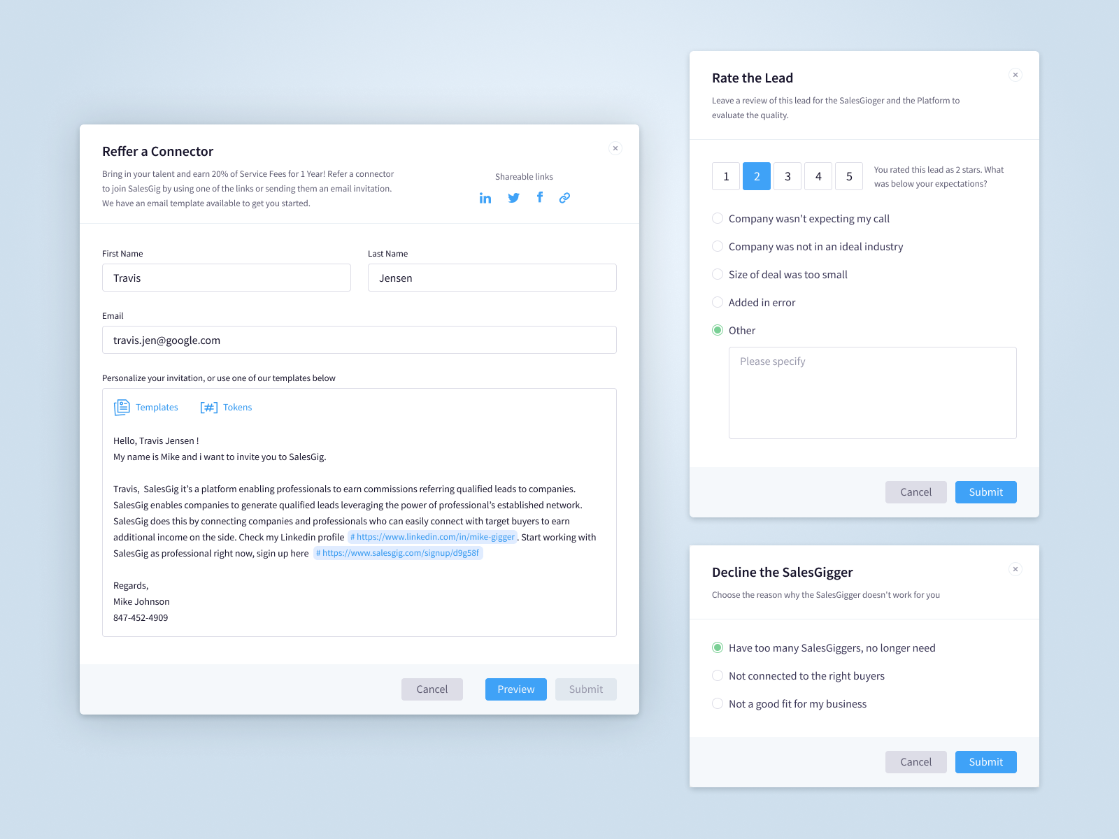 Letter templates + tokens by ilja Vostrikov for Valor Software on Dribbble