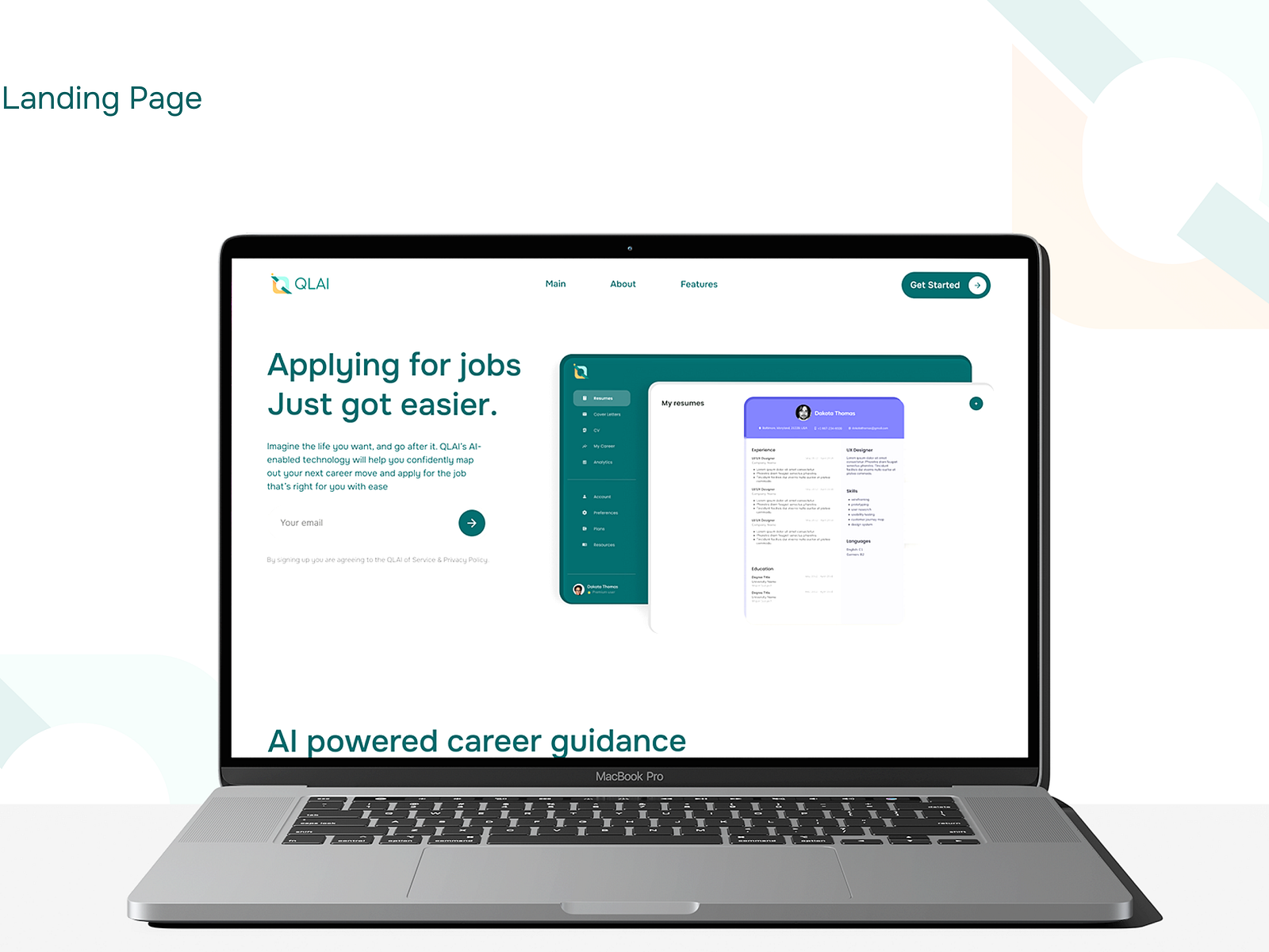 AI-based Platform by Codebridge Technology, Inc. on Dribbble