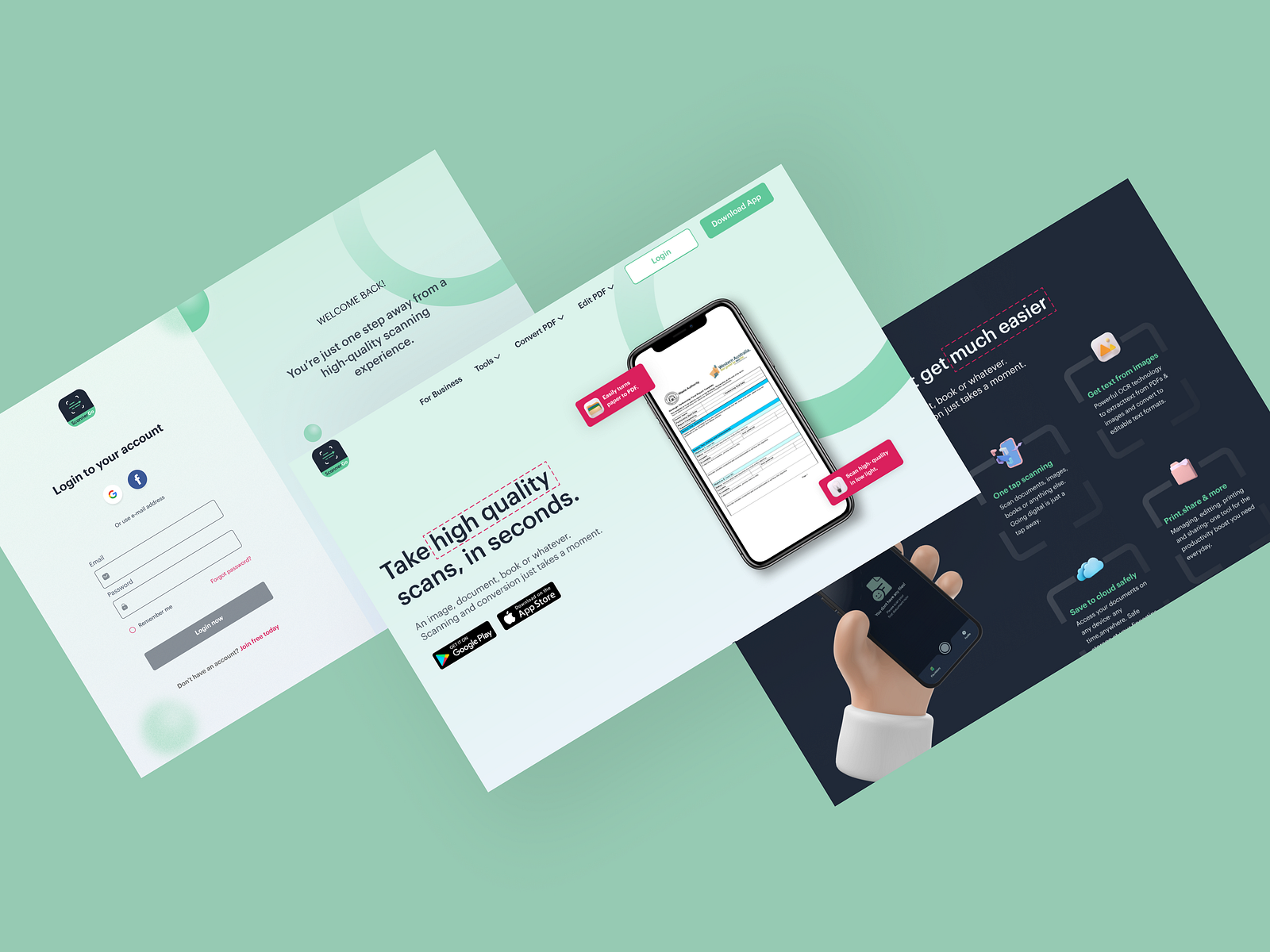 🔍Scanner Go Website Case Study by Priyanka on Dribbble