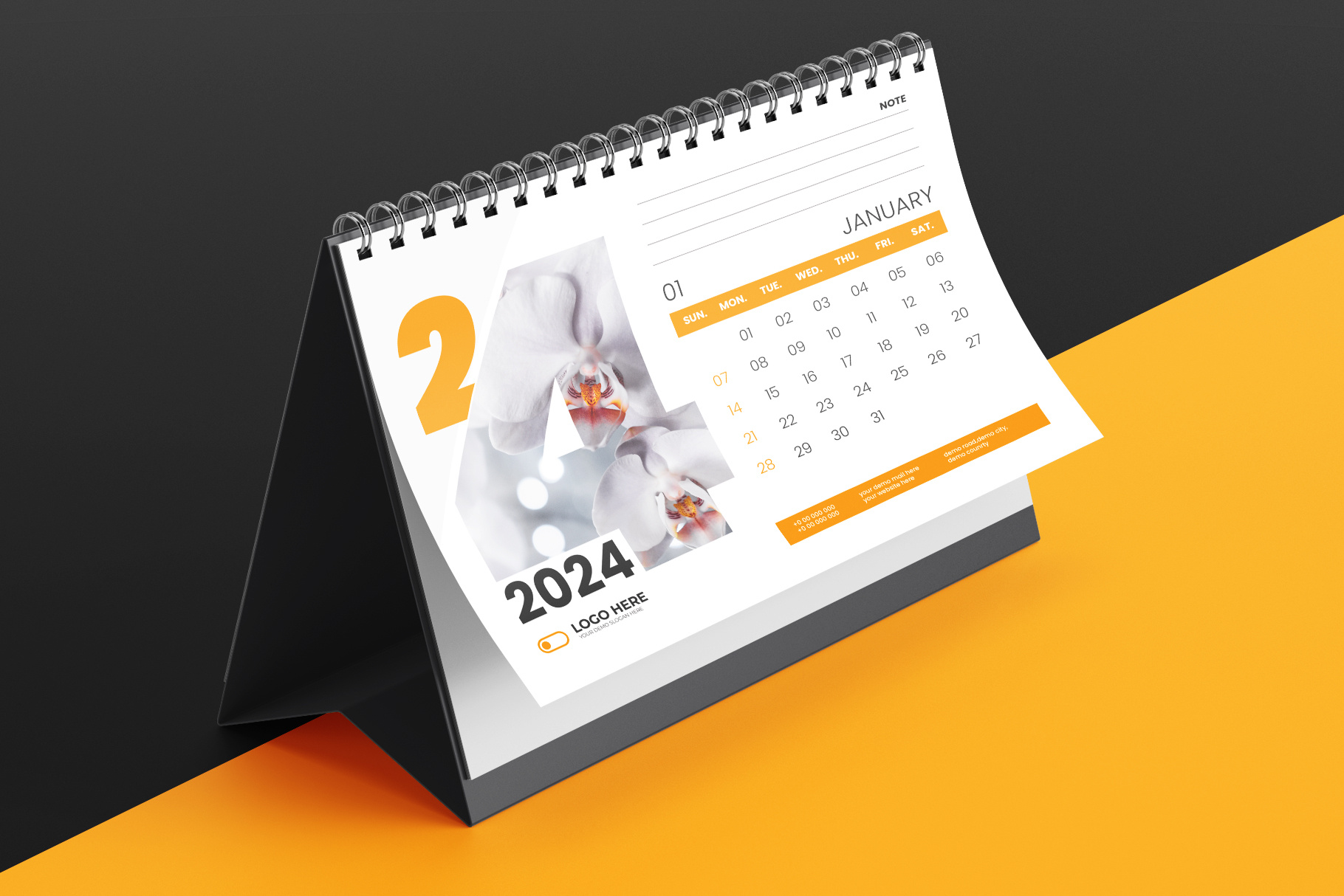 calendar template design by Tanmoy Topu on Dribbble