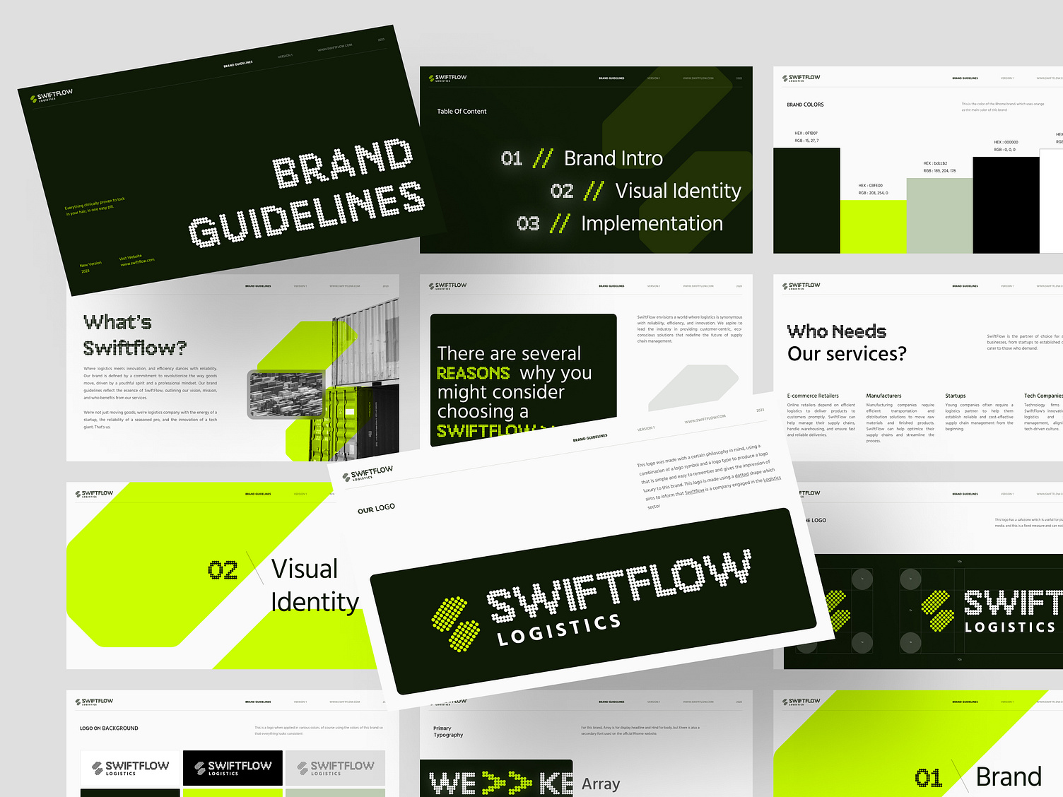 SwiftFlow - Brand Guideline by Zhofran Ardyan for Hatypo Studio on Dribbble