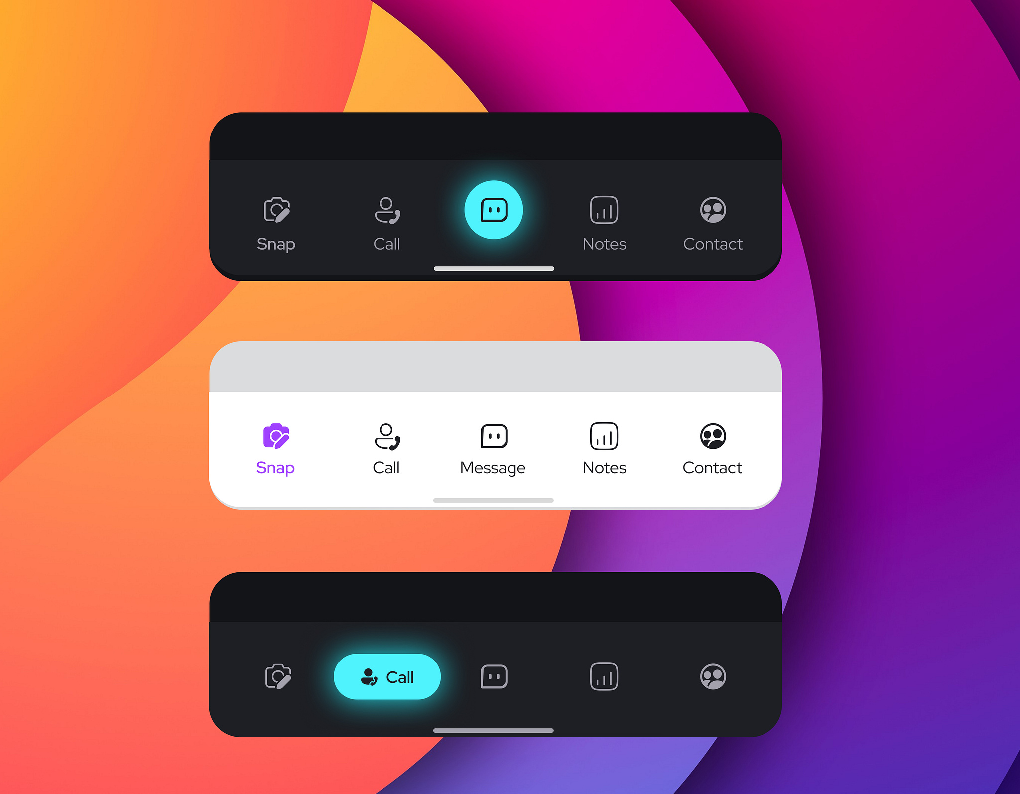 Navigation bar by dya_vidz.design on Dribbble