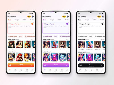 Ai Anime App Concept Design by Sumit Sharma on Dribbble
