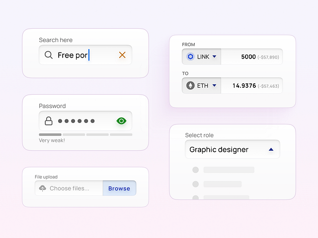 Input UI designs, themes, templates and downloadable graphic elements ...