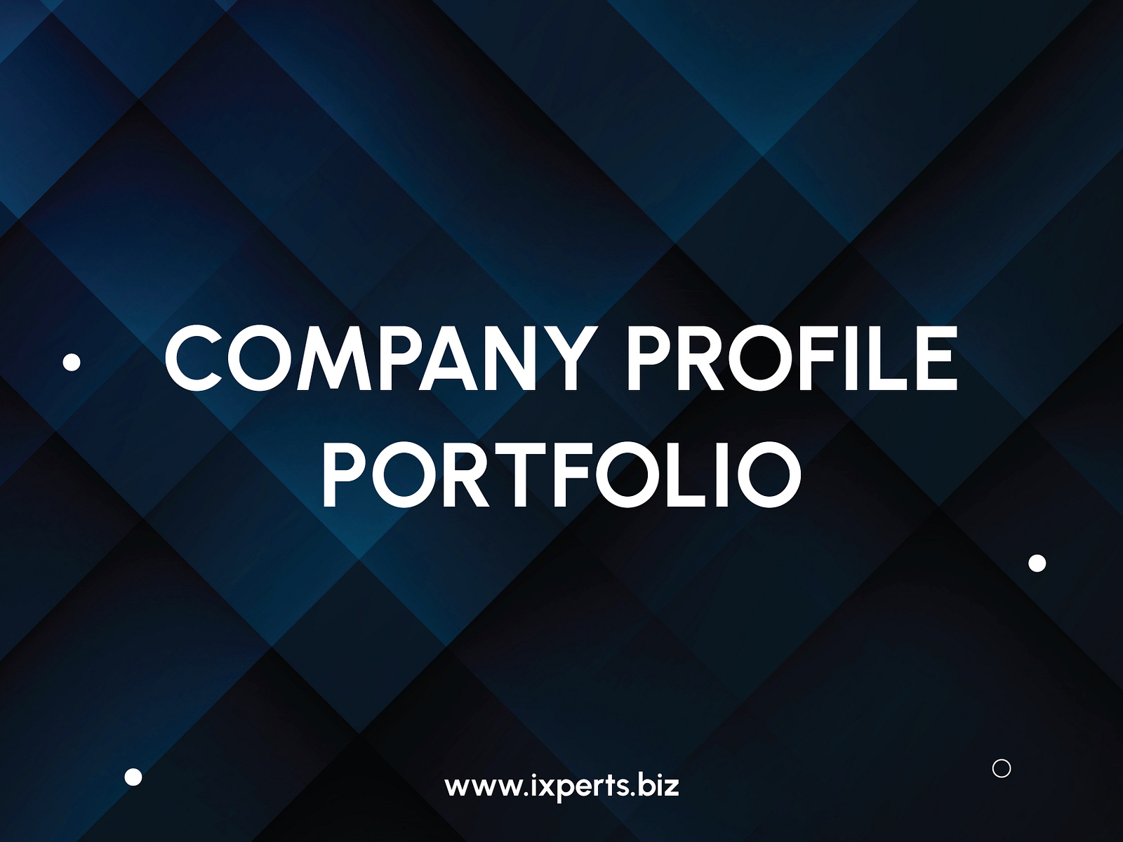 Company Profile Books by Ixperts Communications on Dribbble