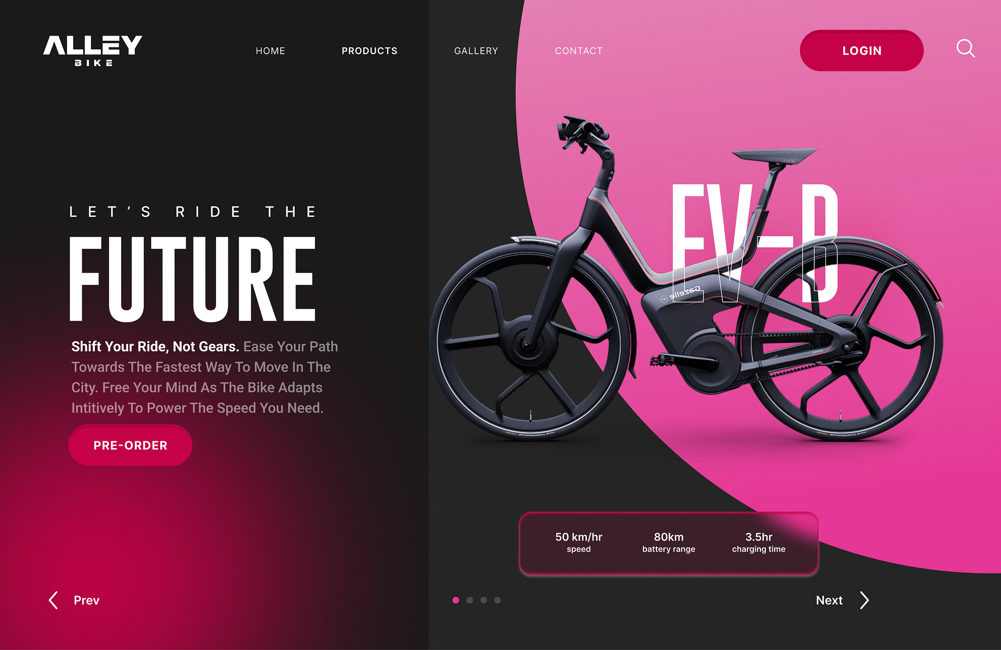 e-bike ui design by Saeculum Solutions Pvt Ltd on Dribbble