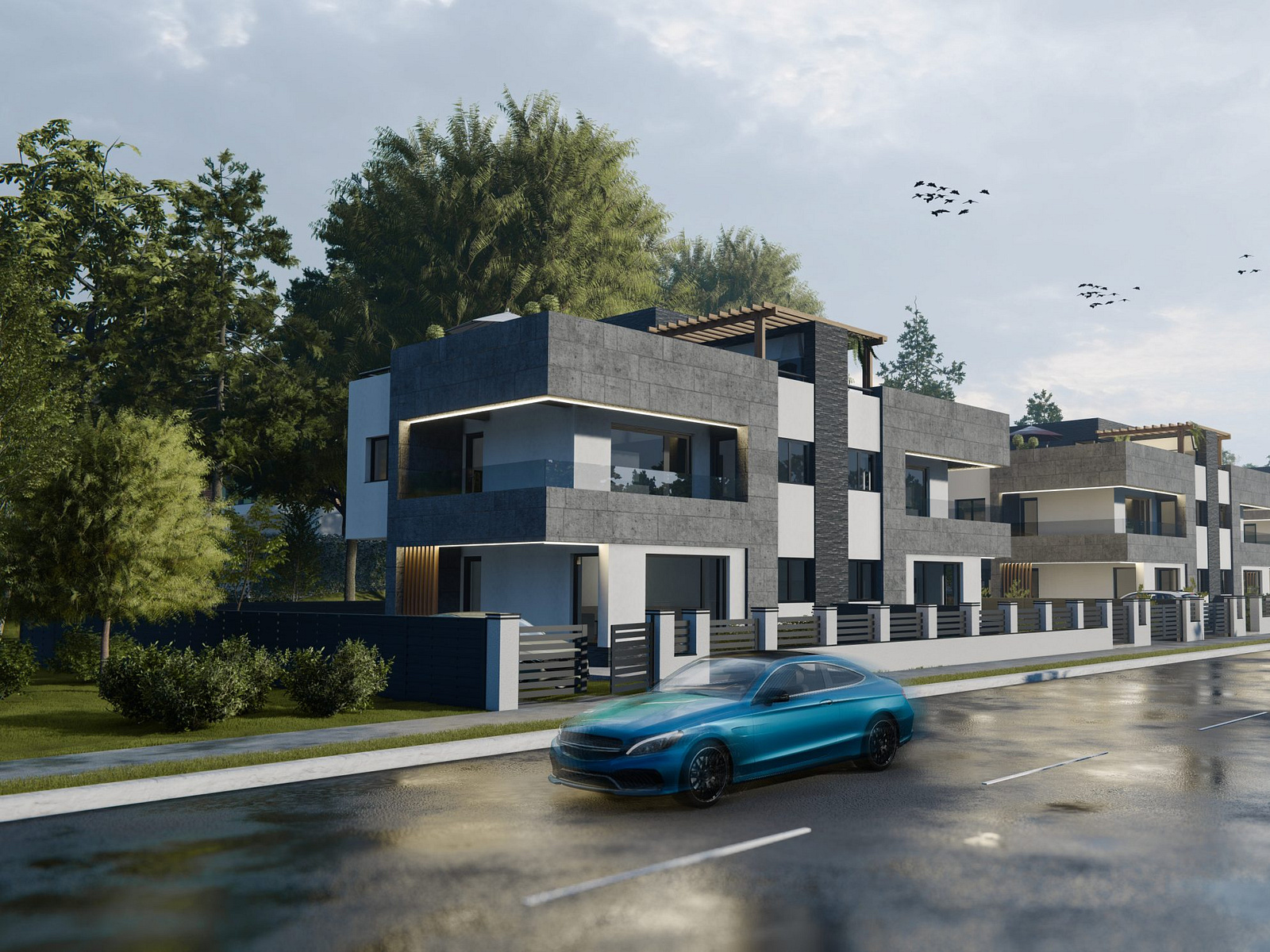 3D Architectural Animation: Duplex Residential Animation by Clement Dima on Dribbble