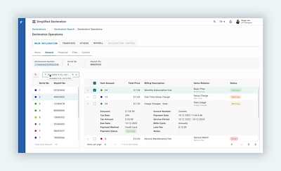 Data Table - Collapsible by Duygu Can on Dribbble