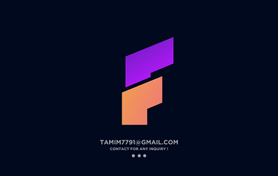 F logo mark by Mahamud hasan Tamim on Dribbble