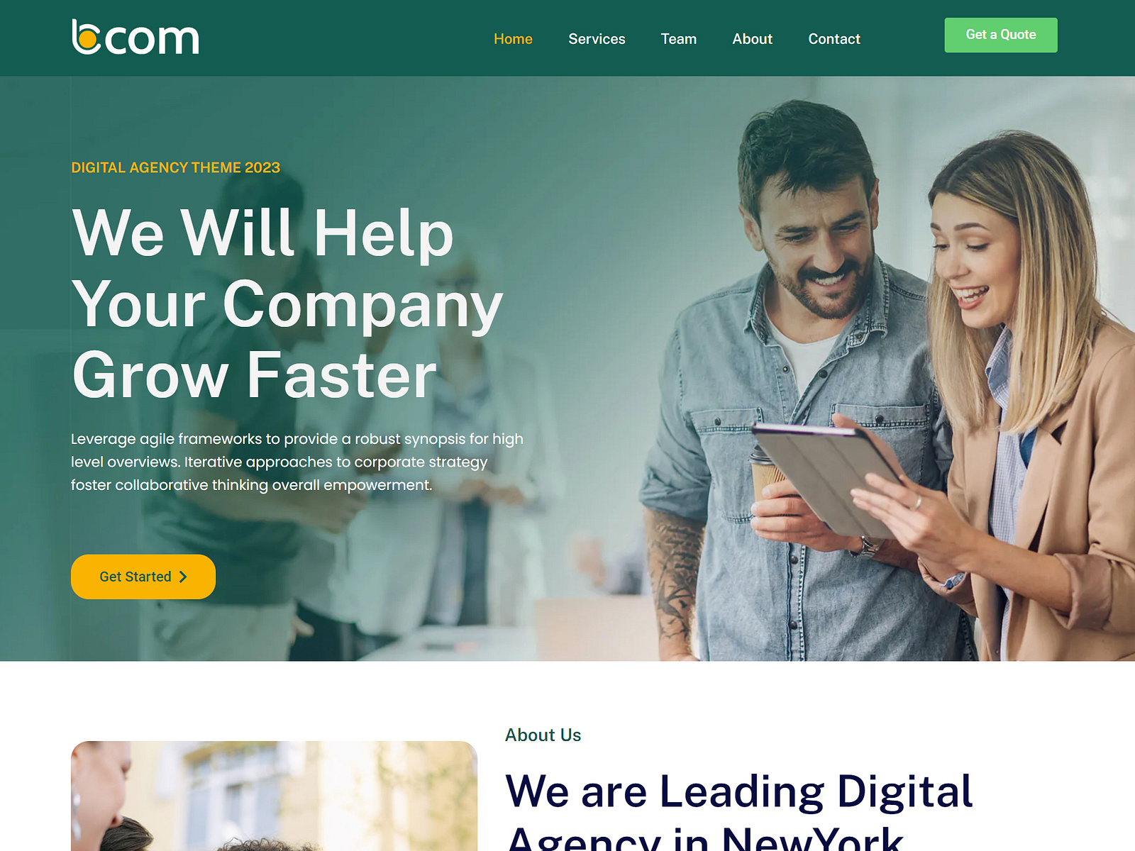Digital Agency Website Design Using WordPress and Elementor Pro by Mujahidul Furkan on Dribbble