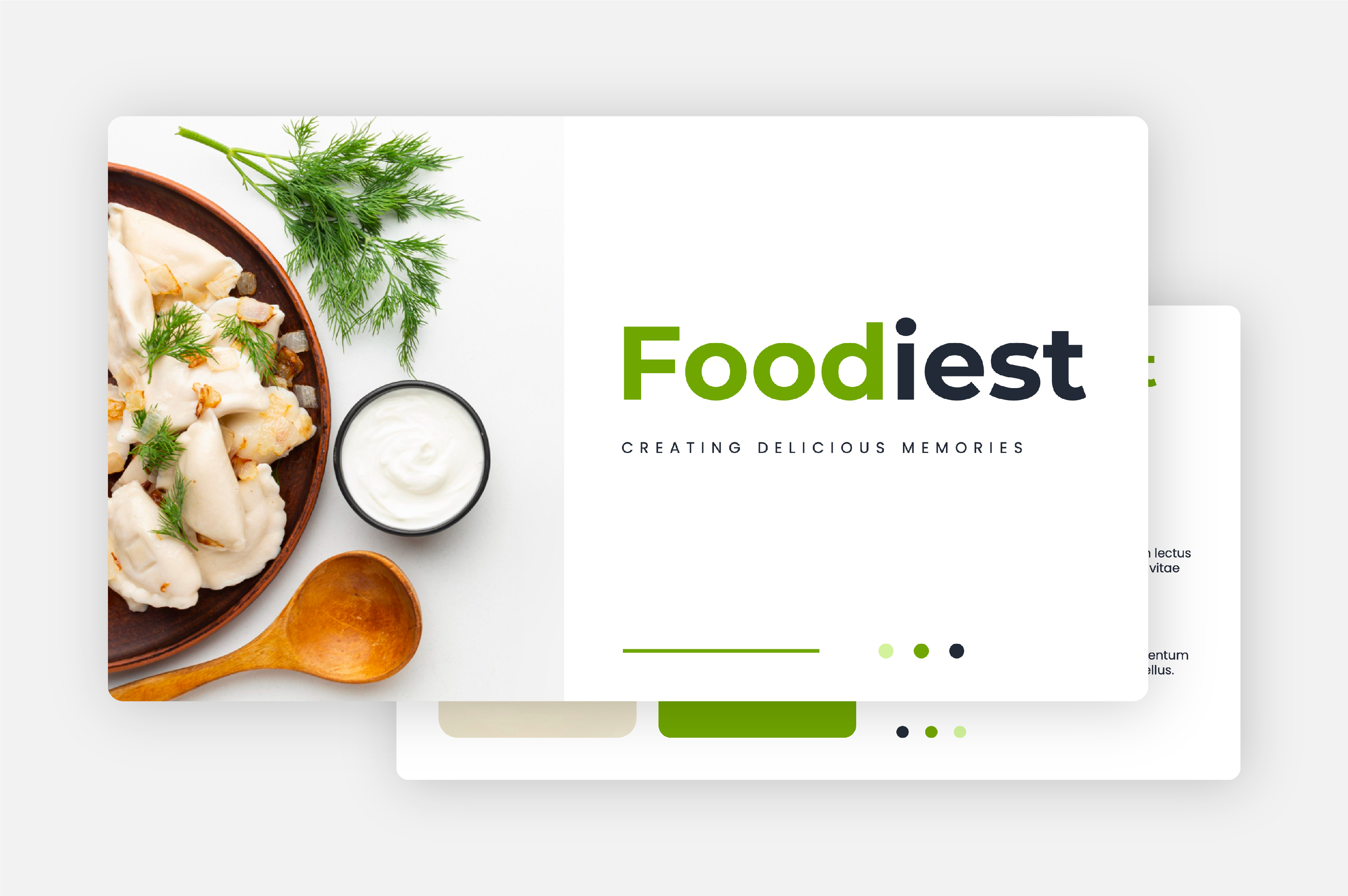 Foodies Presentation Design Template by Kren Studio on Dribbble