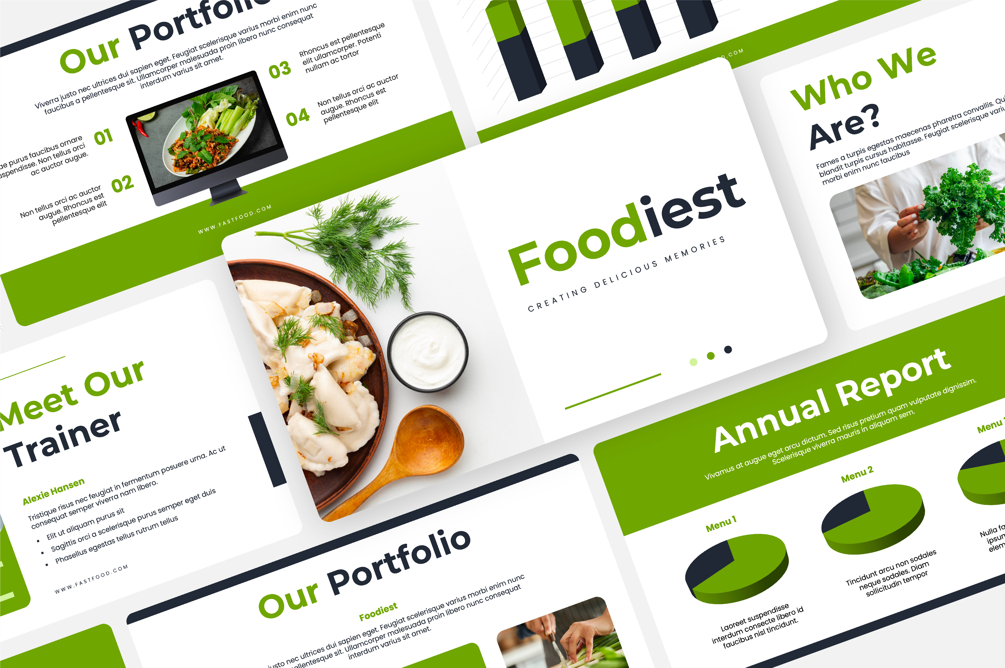 Foodies Presentation Design Template by Kren Studio on Dribbble