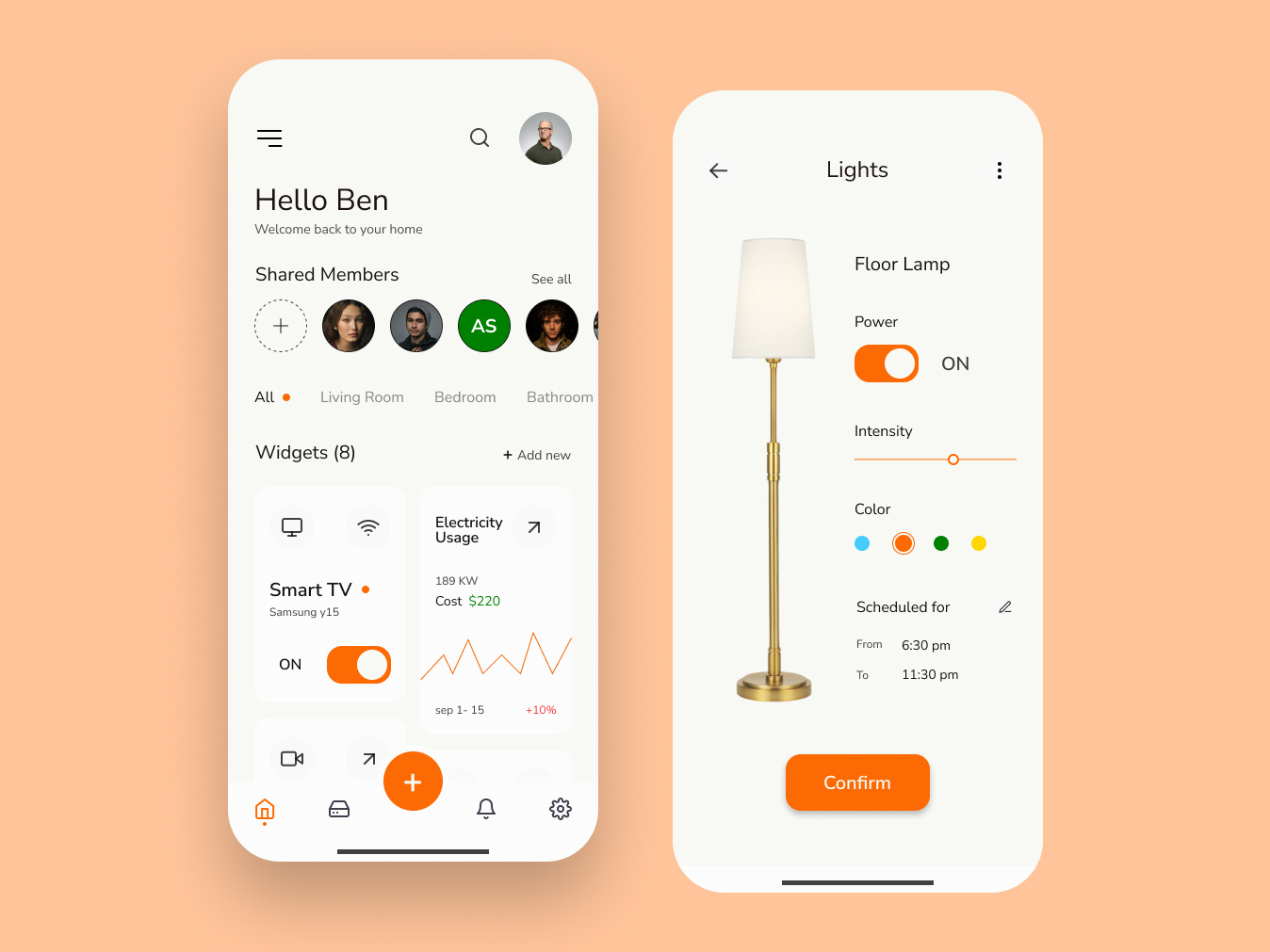 Smart Home Automation App. by Arnob Shariar for Magicis Agency on Dribbble