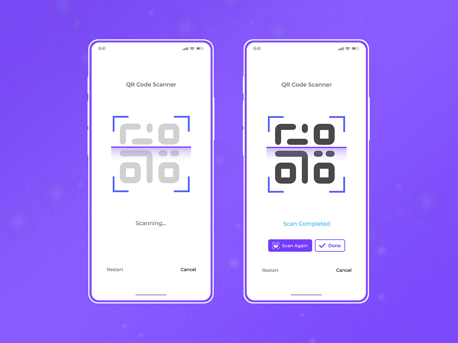 QR Code Scanner by Hasanuzzaman on Dribbble