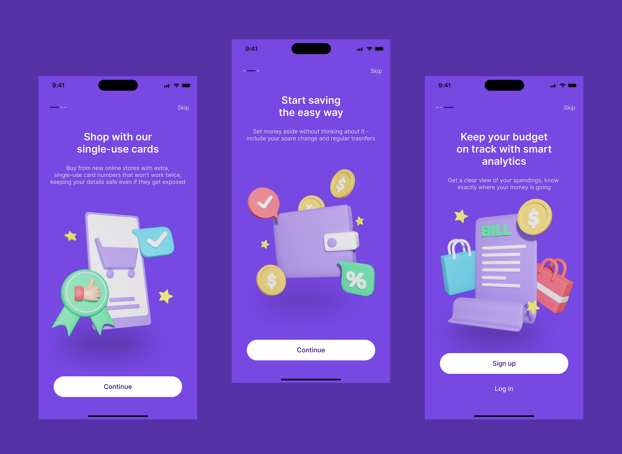 Onboarding Page | Mobile Design by Odibee.studio on Dribbble