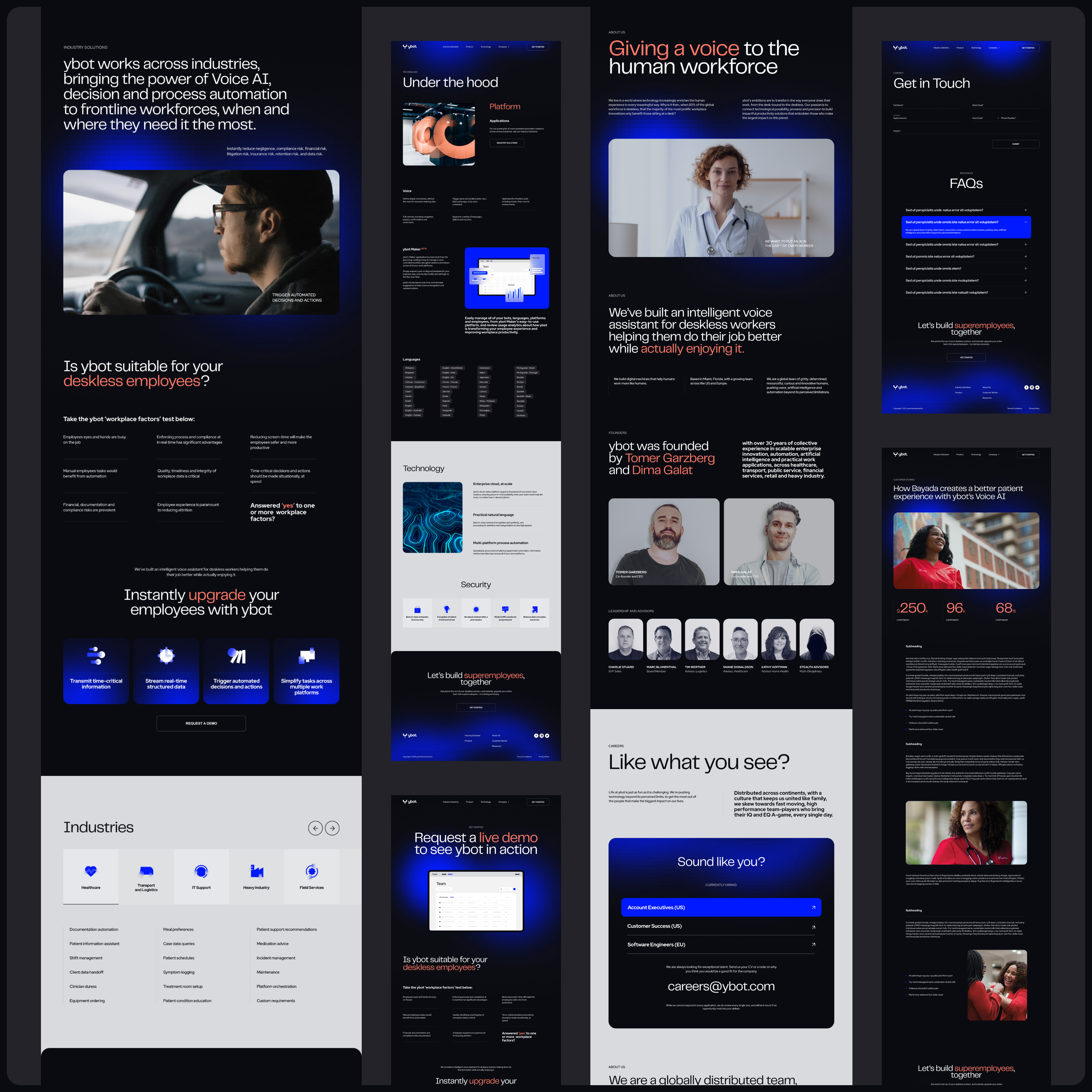 ybot — Website by Dalibor Hajdinjak for Kreativa Studio on Dribbble