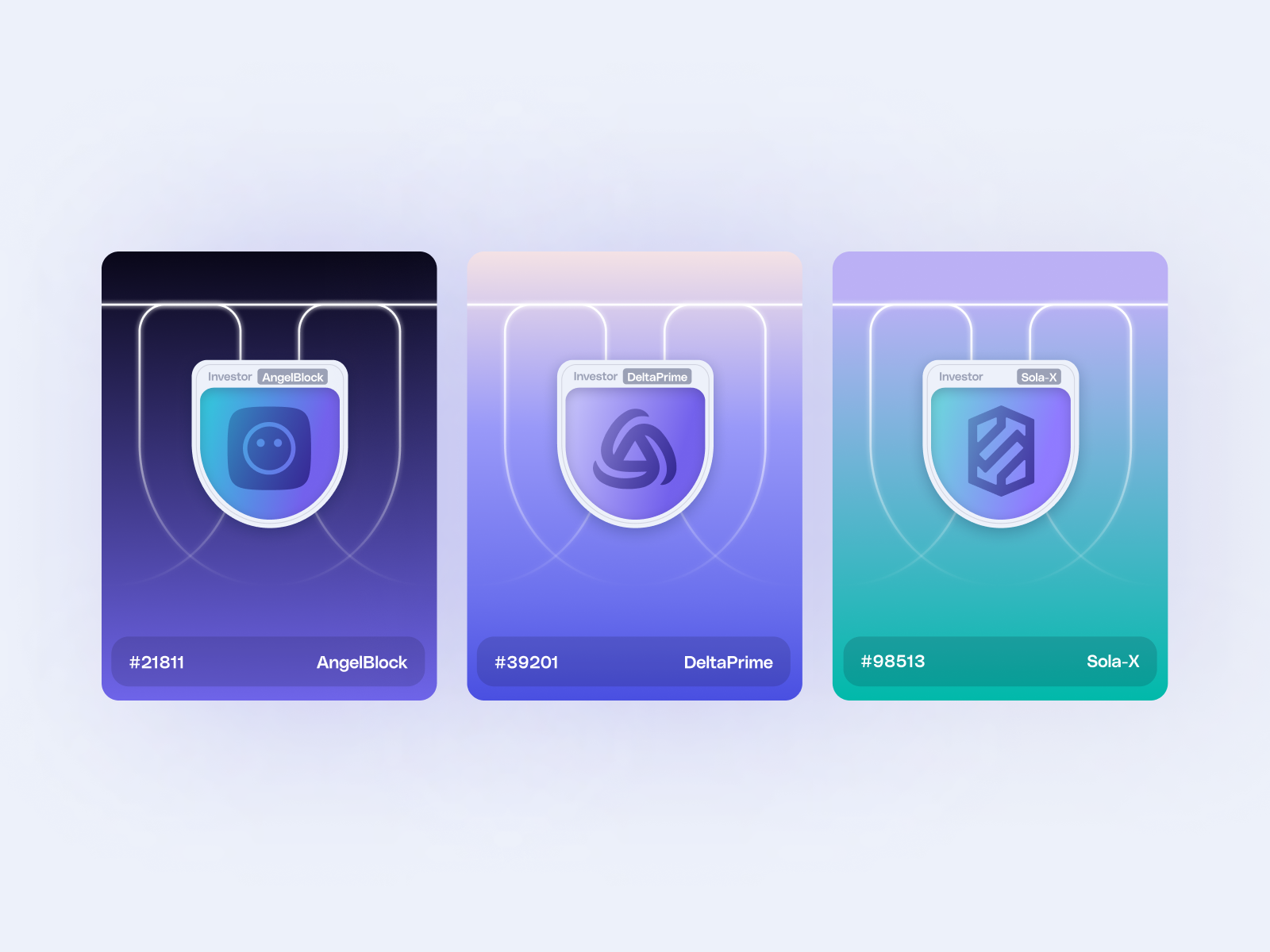 AngelBlock: Investor Badges by Paulina Szczepanek for Properly on Dribbble