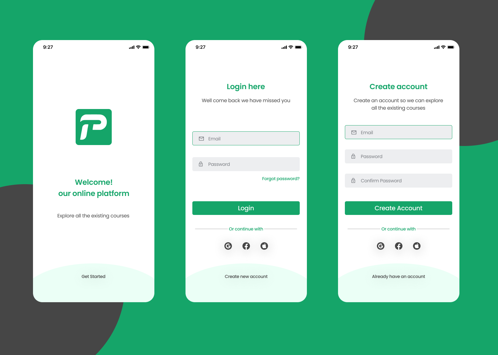 Daily Ui 01 - Login/signup page by Md. Kamrul Hasan on Dribbble