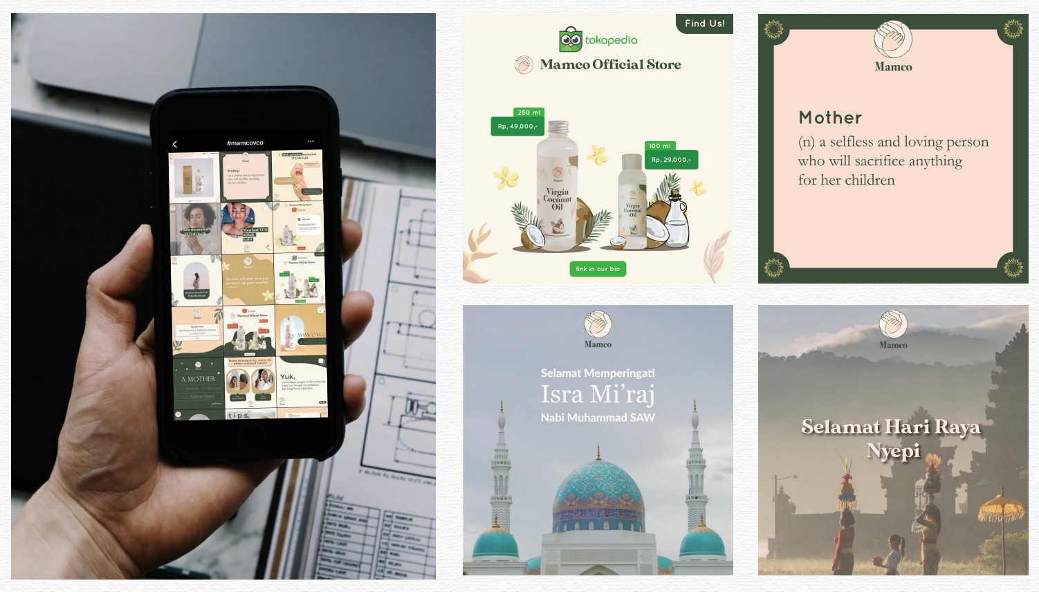 Instagram Feed Project for Product by Sarah Pratiwiningtyas on Dribbble