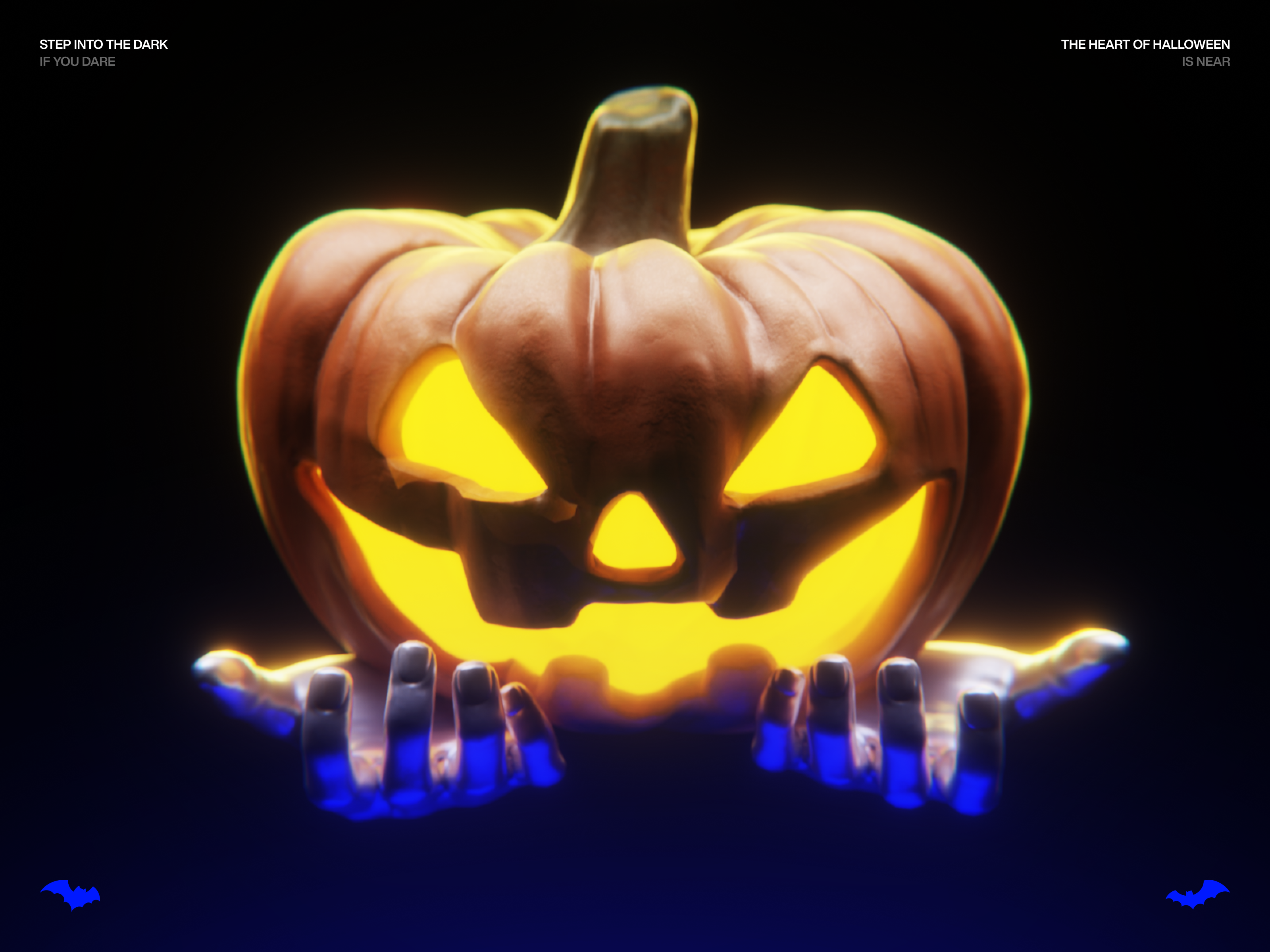 Halloween 3D animation by Uni® 3D for Uni® on Dribbble