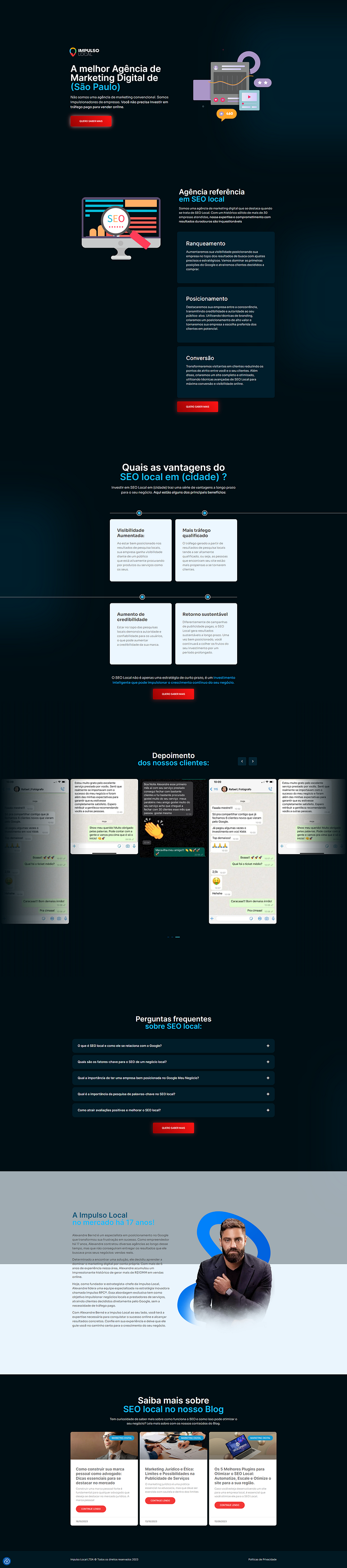 Landing Page | Marketing Agency by Felipe Sullivan on Dribbble
