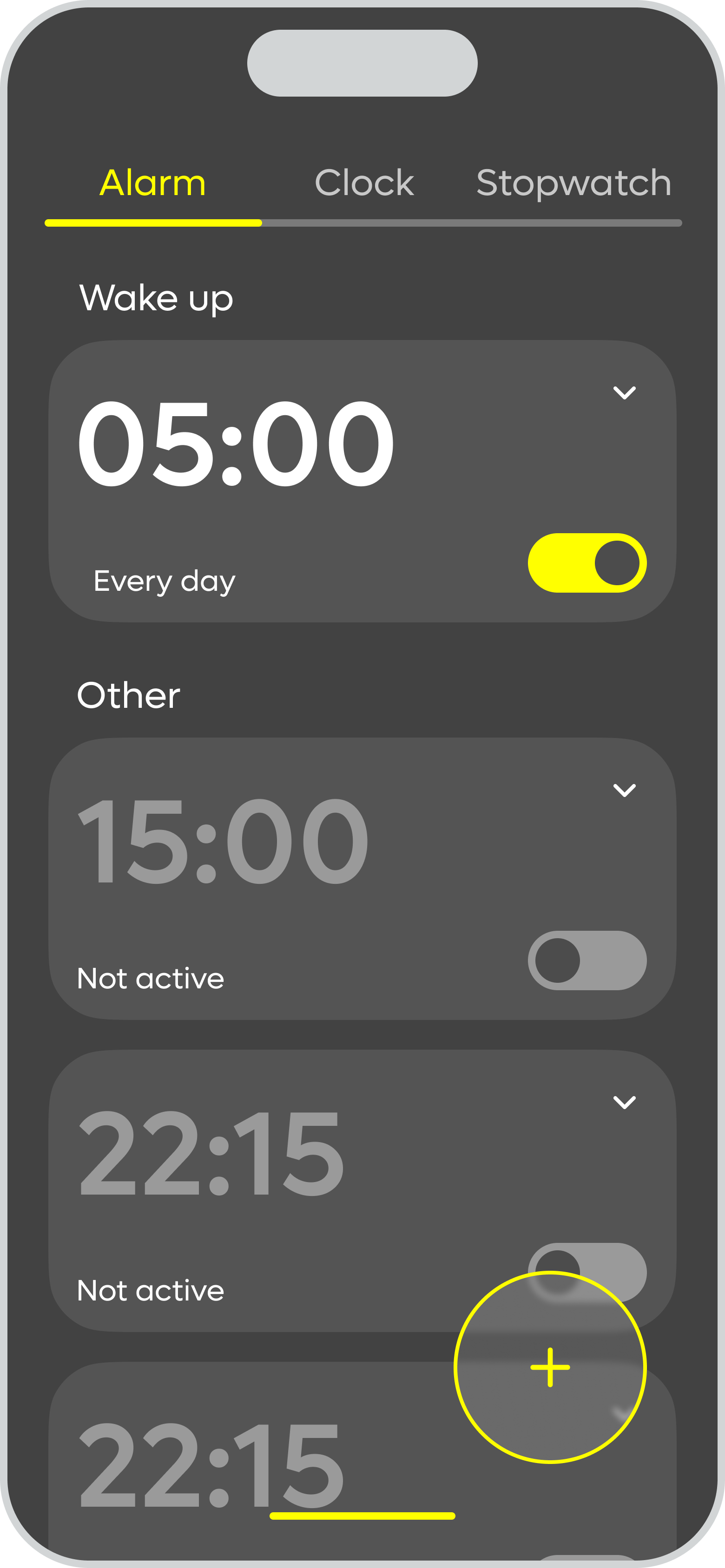 DailyUI #23 - Alarm Clock by Loise Mwangi on Dribbble
