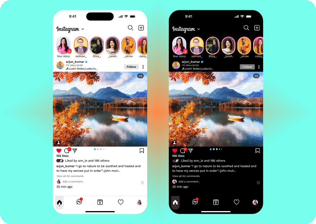 Instagram UI redesign... by Jebastin on Dribbble