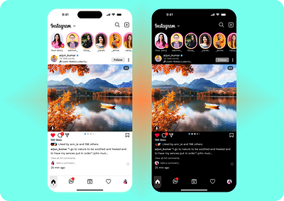 Instagram UI redesign... by Jebastin on Dribbble