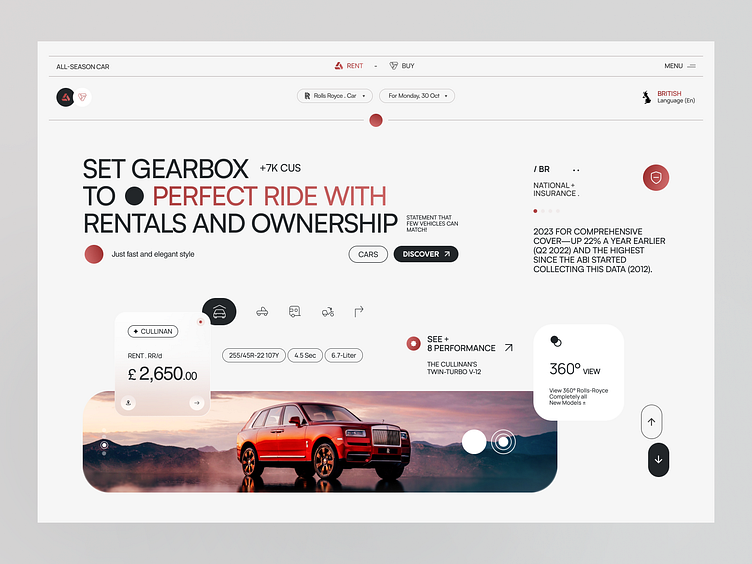 Car Rental Platform by Levi Wilson for QClay on Dribbble