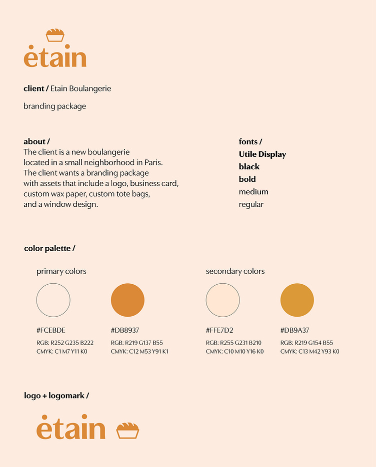 Etain/ project details by Chris Moffett on Dribbble