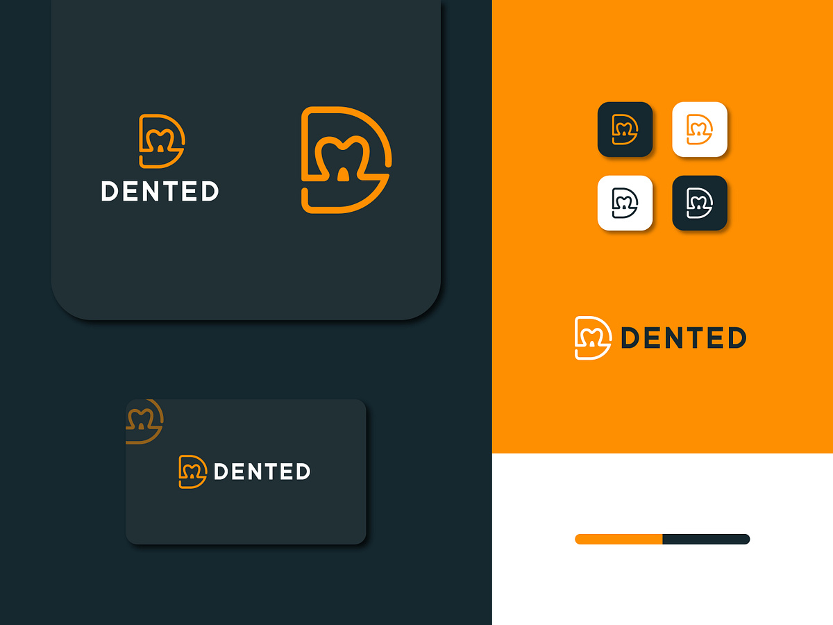 Dented - Logo design by Md. Ehsanul Huq on Dribbble