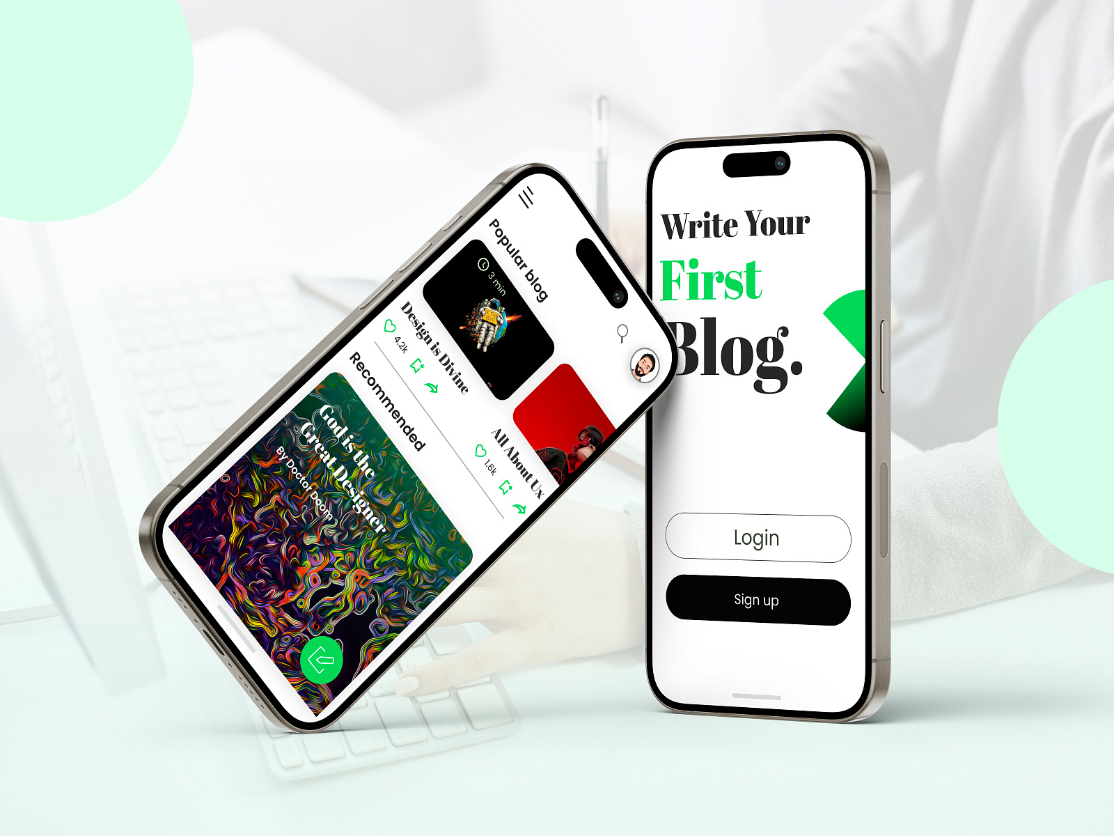 Elevating Blogging with Mobile App UI Design by A2Z Creatives on Dribbble Elevating Blogging with Mobile App UI Design by A2Z Creatives on Dribbble