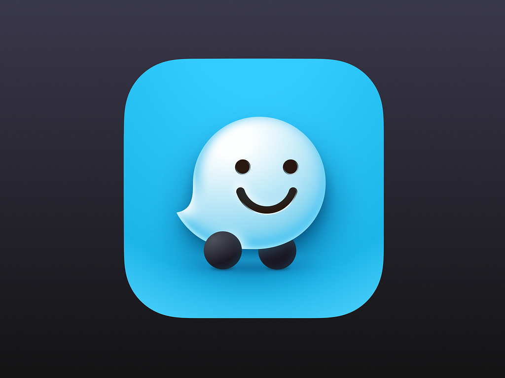 Waze App Icon by Nata Nova on Dribbble