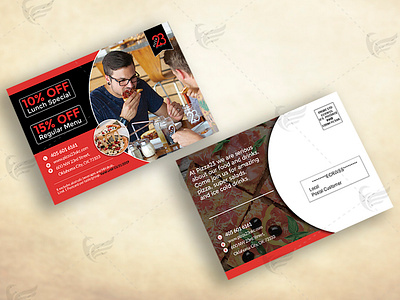 Restaurant Eddm Postcard Design designs, themes, templates and ...