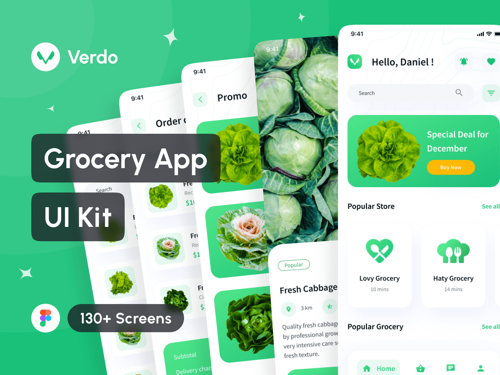 Verdo - Grocery App UI Kit by Sobakhul Munir Siroj on Dribbble