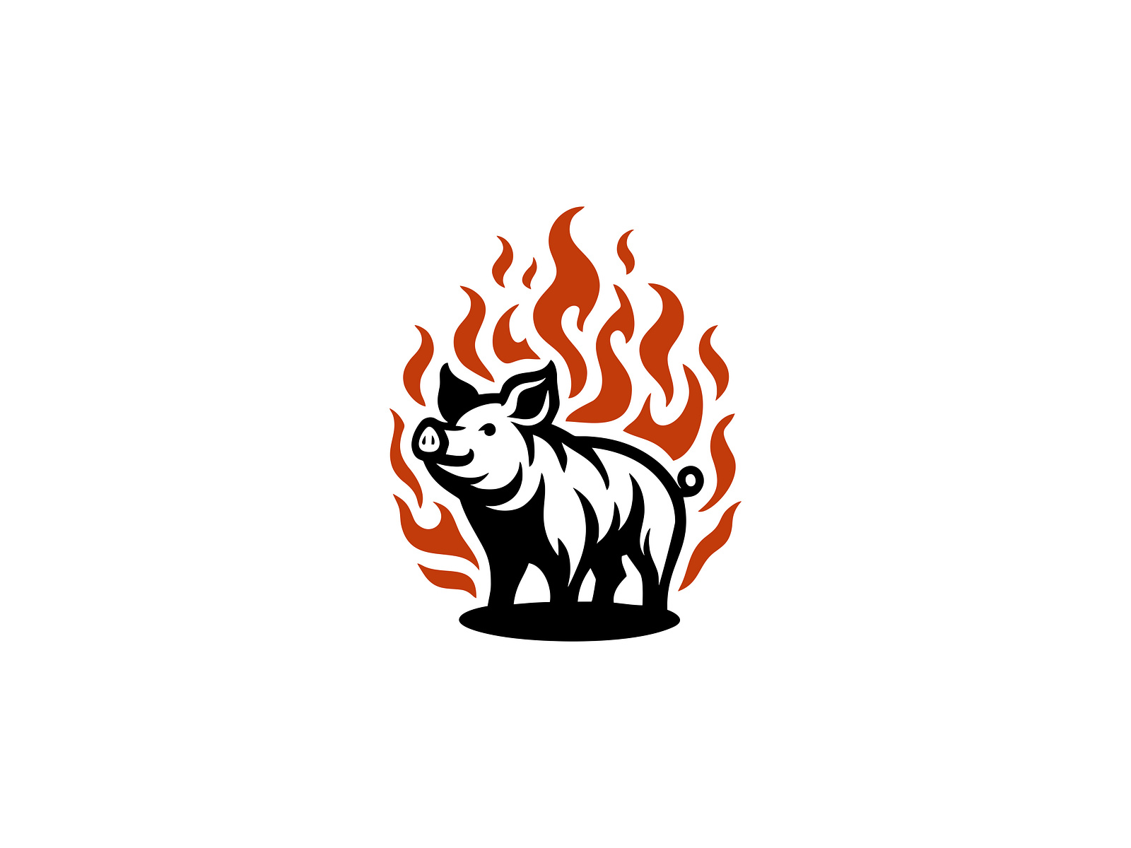Fiery Swine Logo by Andika Raflesianto on Dribbble
