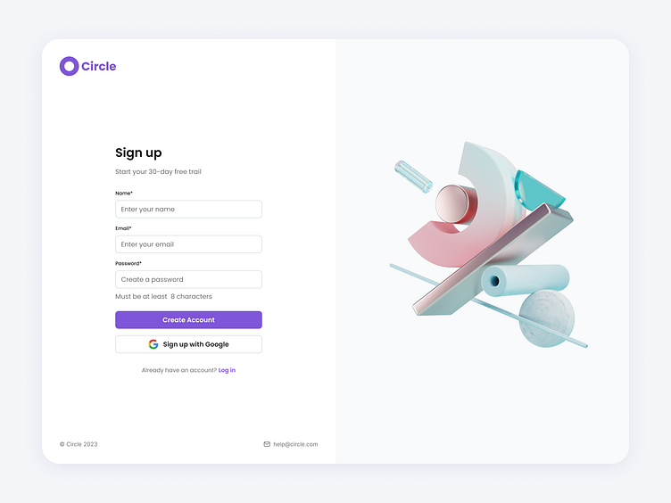 Create an account - UI Design by Saivenu Ankireddy on Dribbble