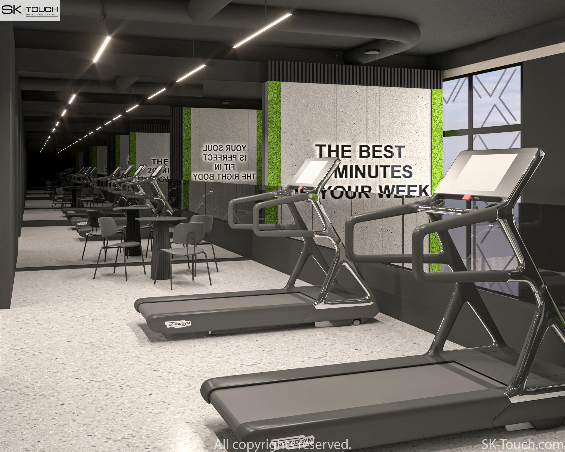 Fast Fit Gym Interior Design by Sk Touch on Dribbble
