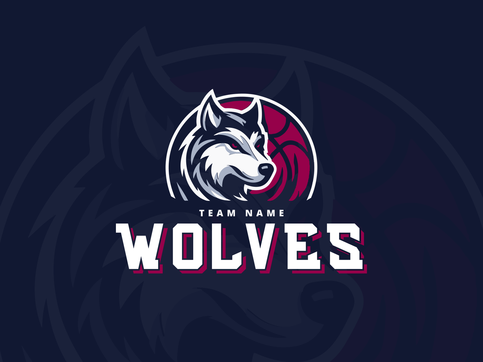 Wolves Basketball Logo Design by serhat okyar on Dribbble