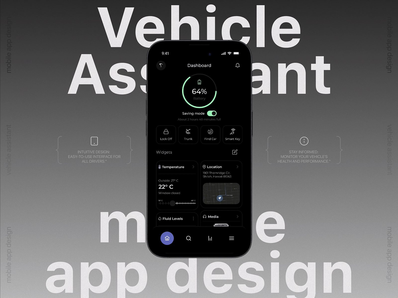 Vehicle Assistant Mobile App Design 📱 by Alyssa 💫 on Dribbble