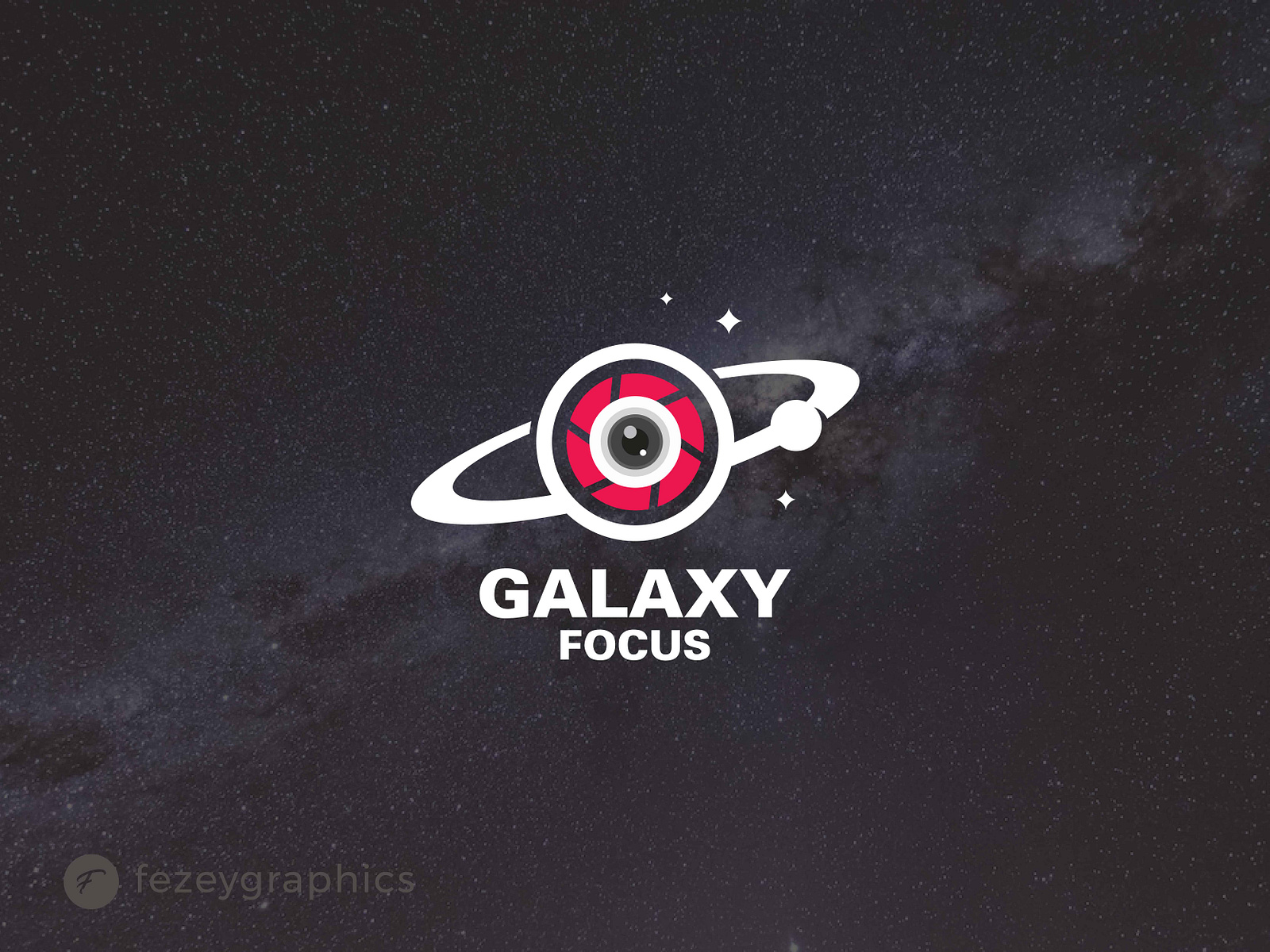 Galaxy + Focus combination logo. by Fezey Graphics on Dribbble