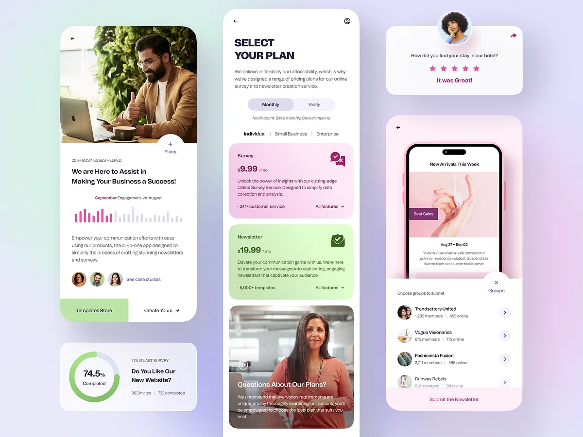 Newsletter designs, themes, templates and downloadable graphic elements ...