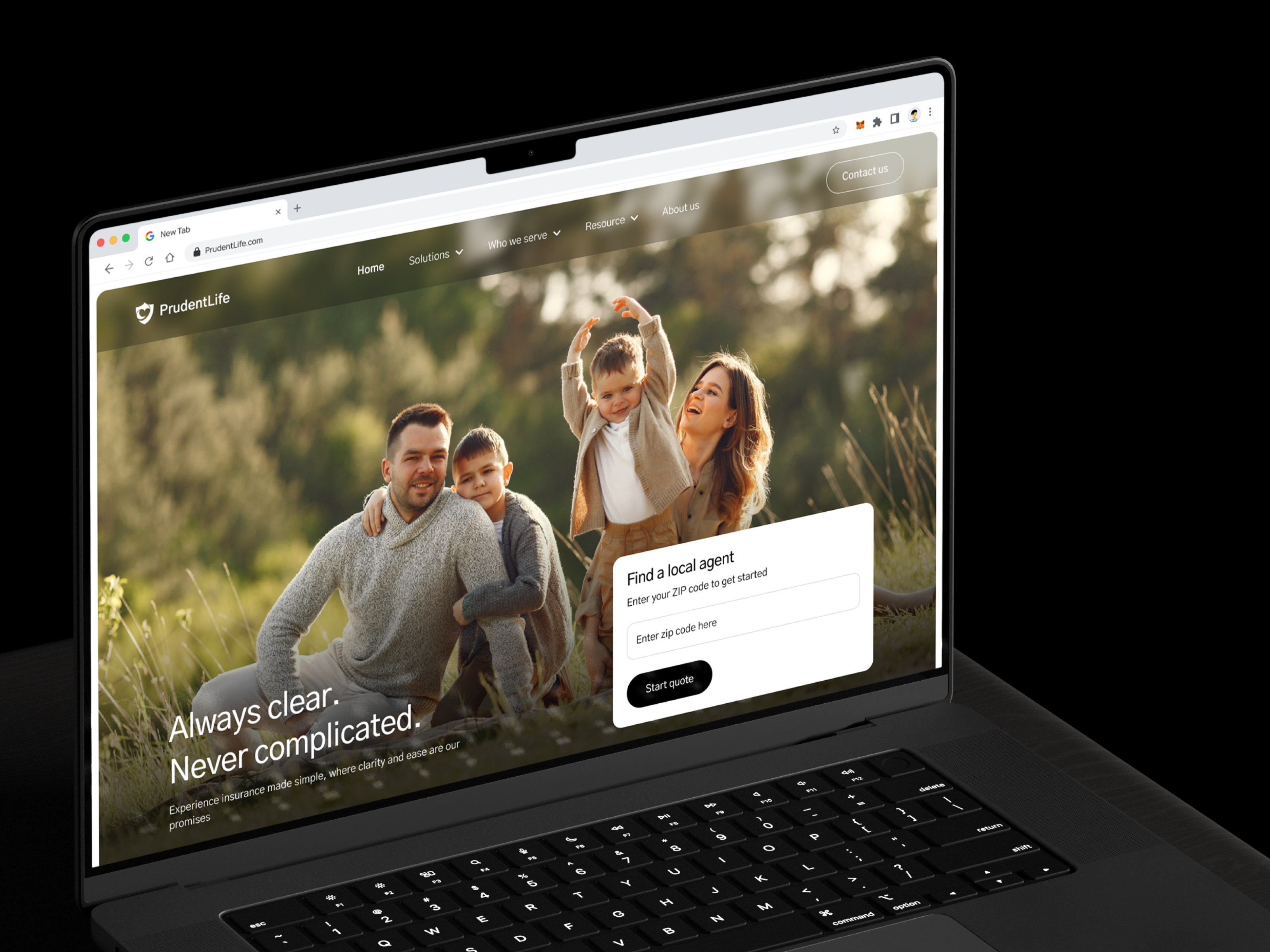 PrudentLife - Insurance Company Website Design by Somesquare Design for ...